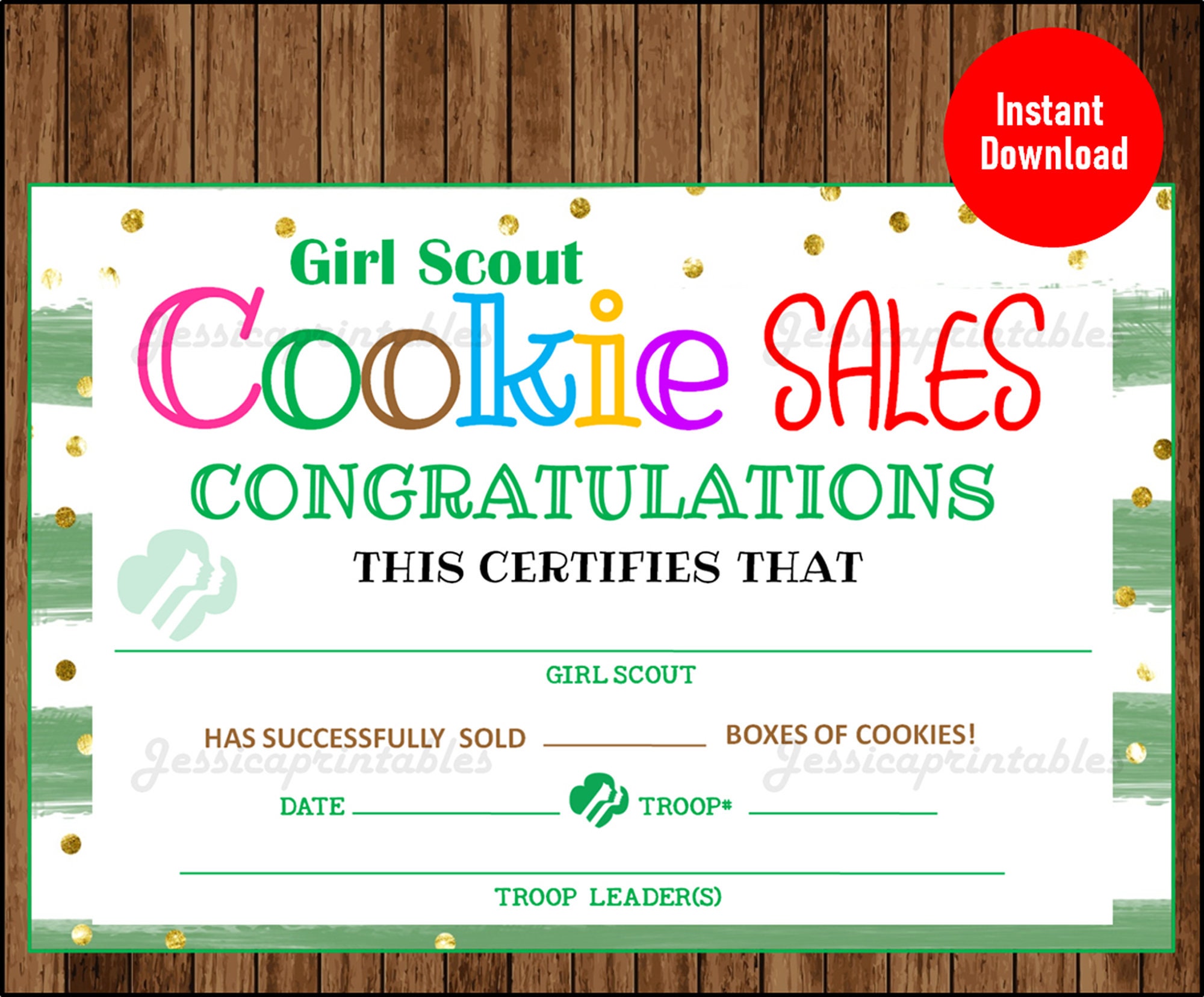 Girl Scout Certificate Templates