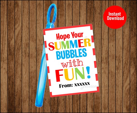 Editable End of School Year Tags Classmate Gifts Hope Your - Etsy