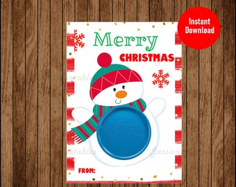 Play-doh Ornament Gift Card Class Christmas Gifts Small - Etsy