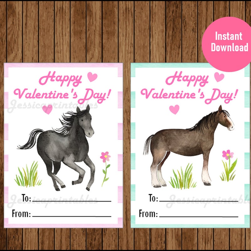 Horse Valentines - Etsy