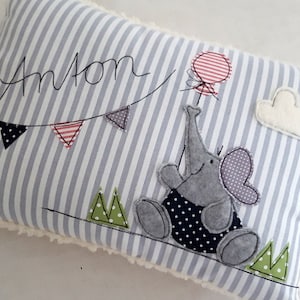 Kissen Elefant Namenskissen Kuschelkissen - Etsy.de