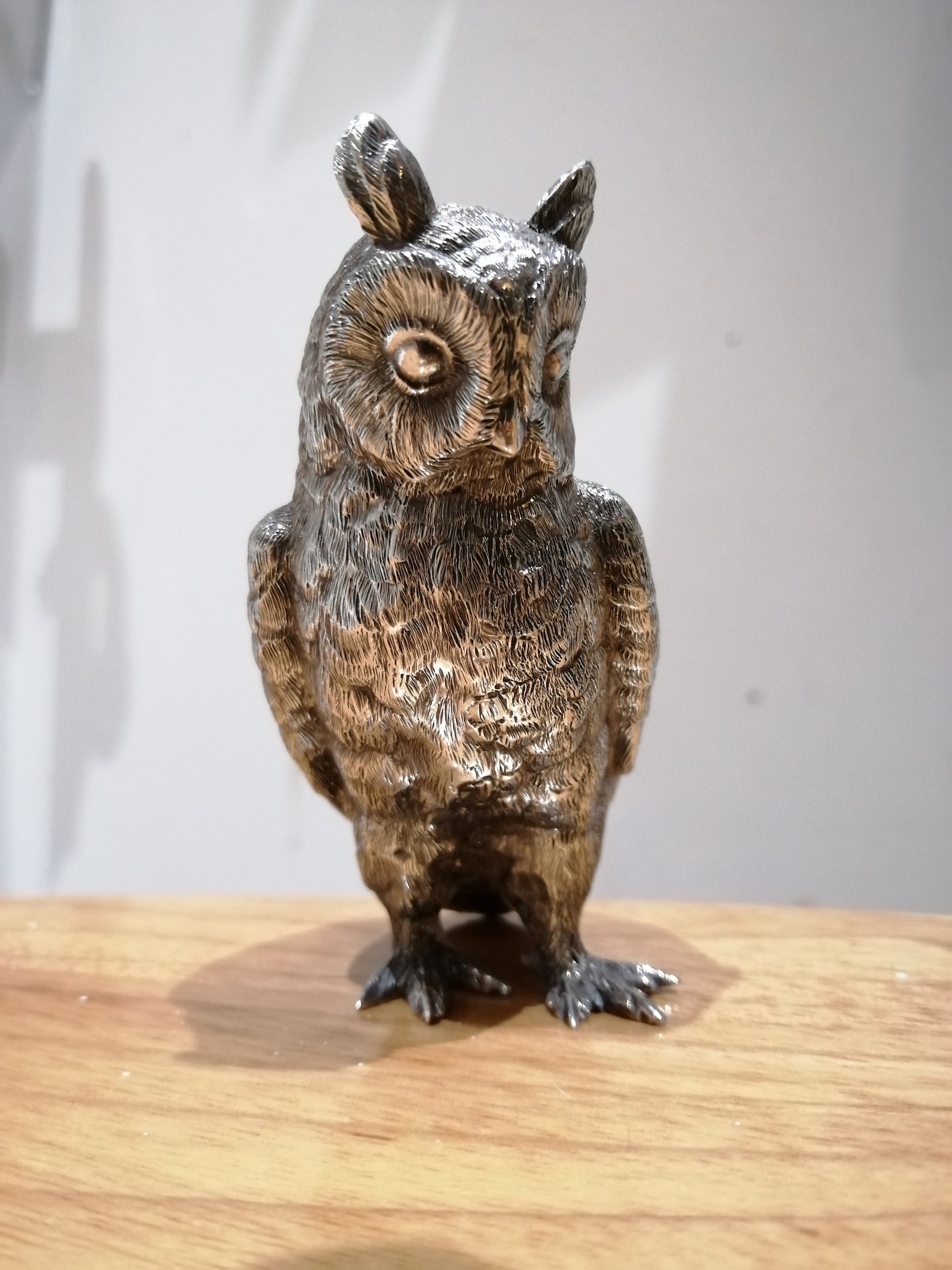 STERLING SILVER OWL | Etsy