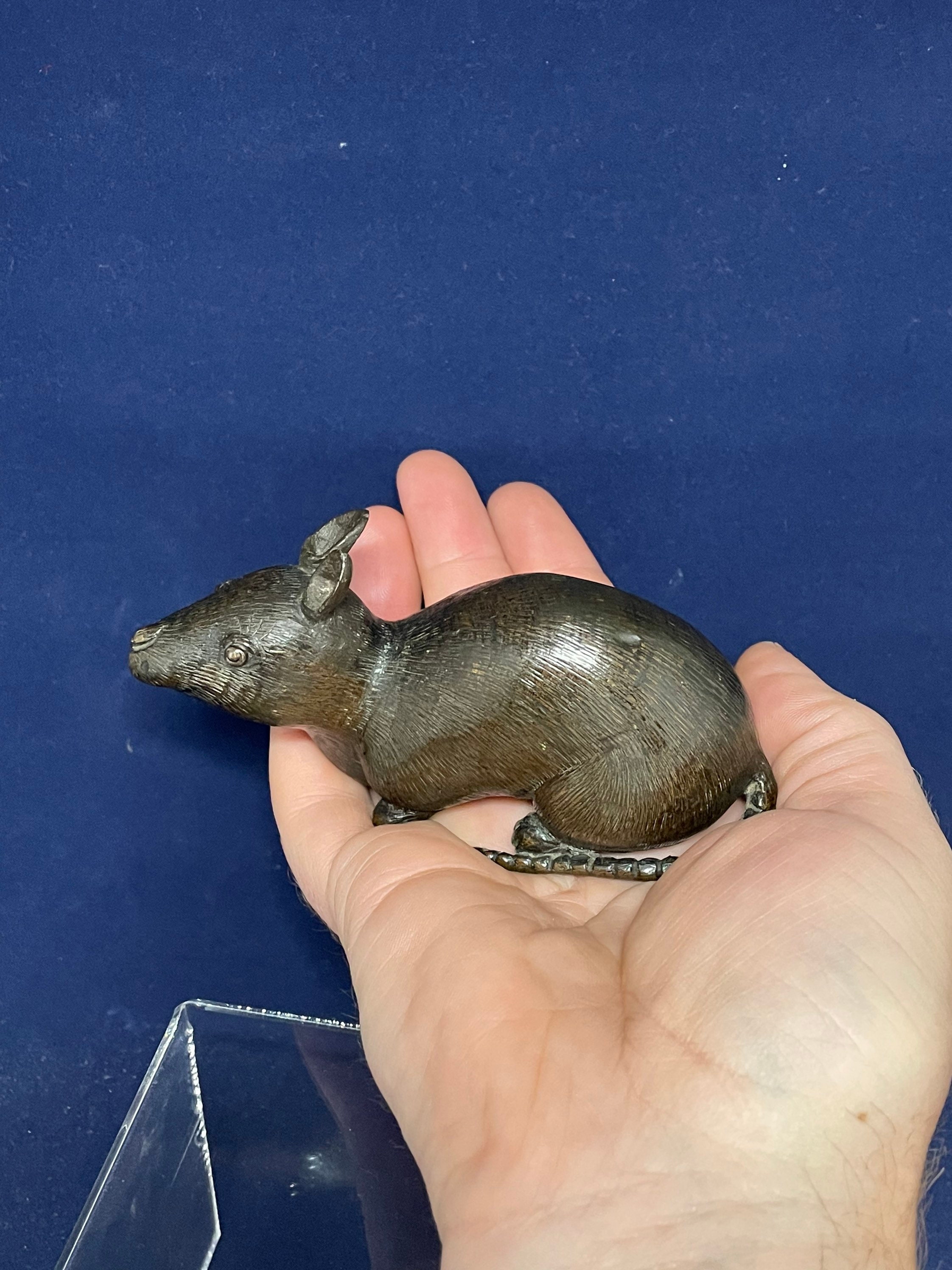 Japanese Bronze Rat - Etsy