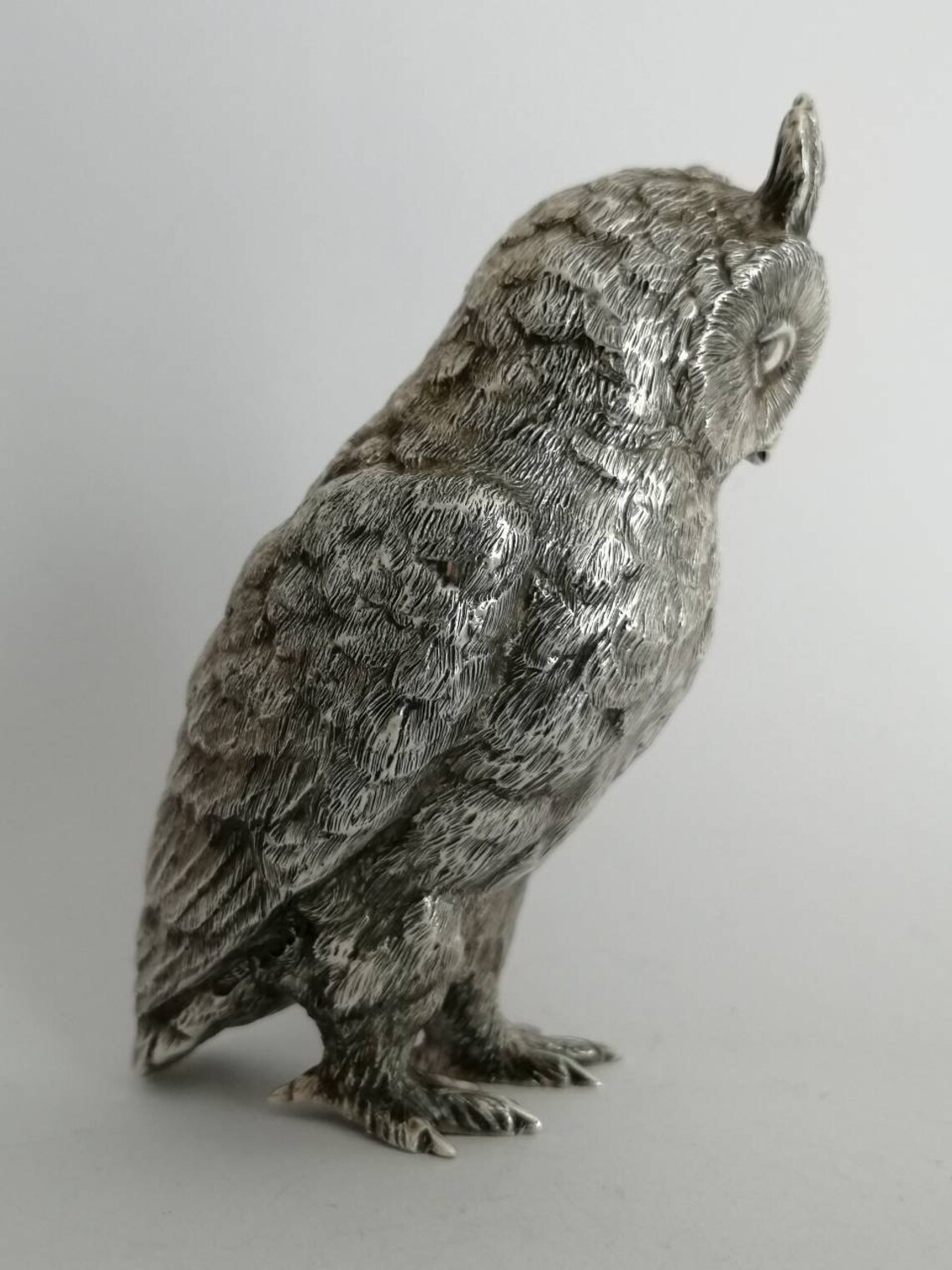 STERLING SILVER OWL | Etsy