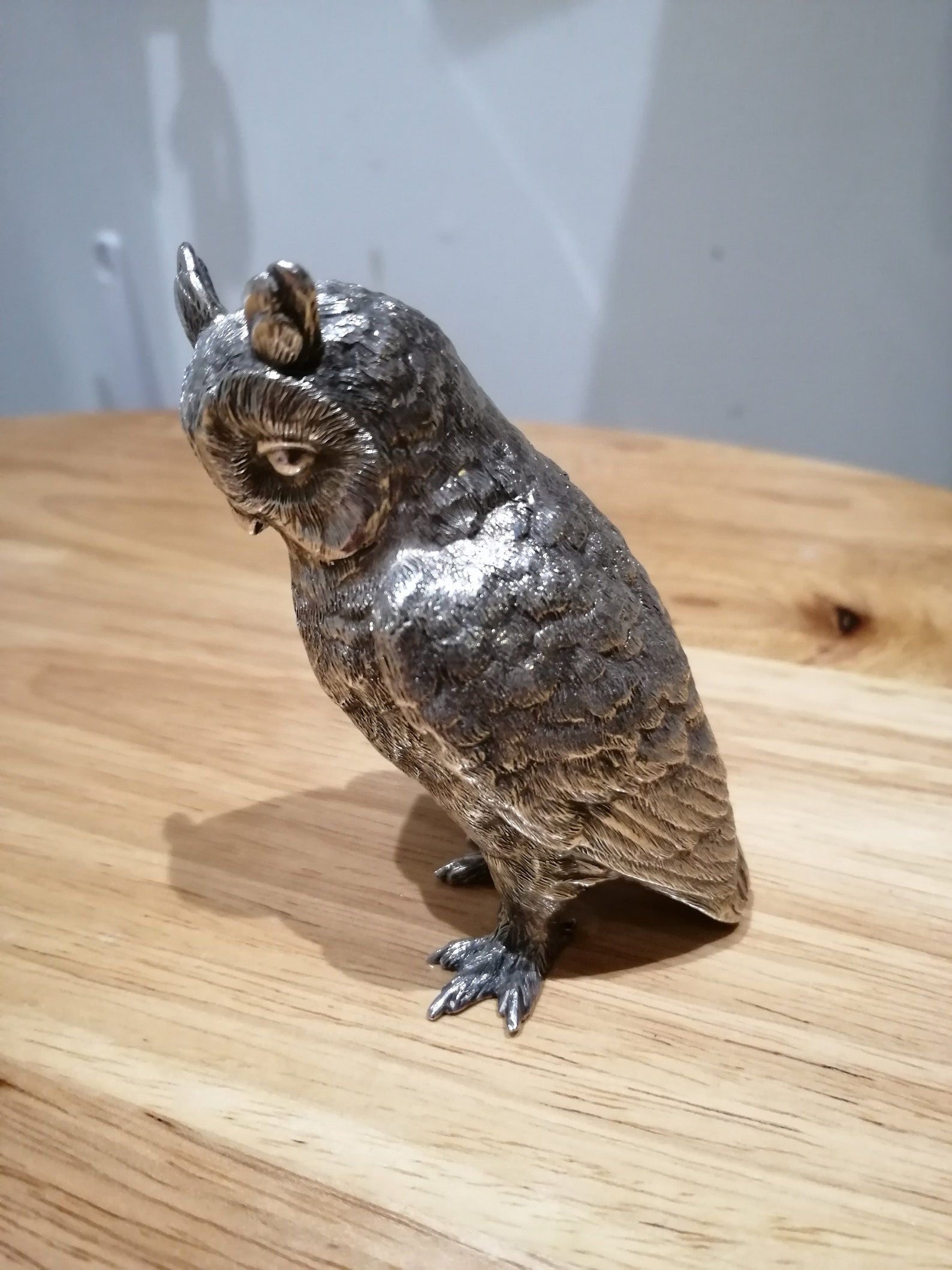 STERLING SILVER OWL | Etsy