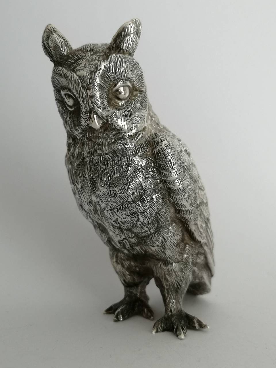 STERLING SILVER OWL | Etsy