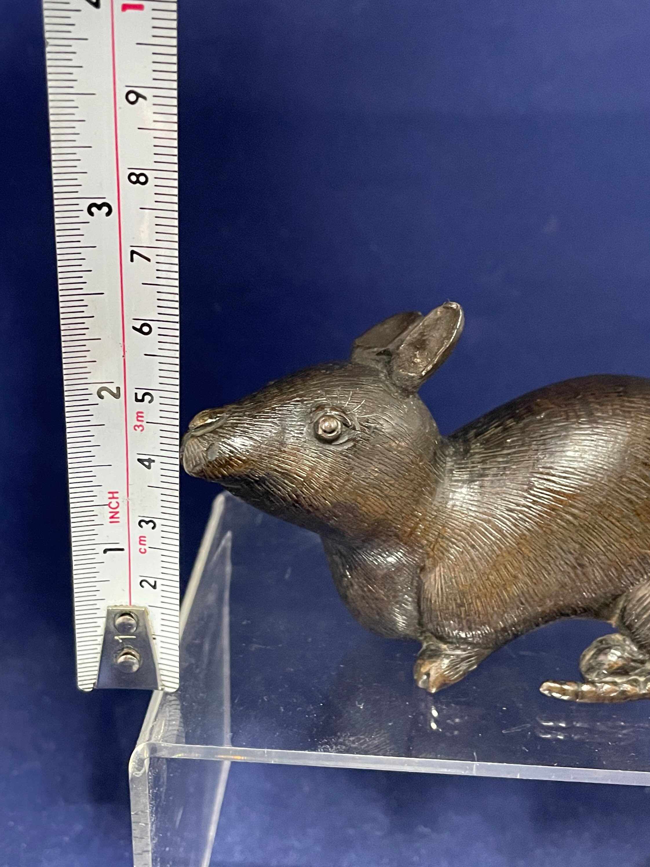 Japanese Bronze Rat - Etsy