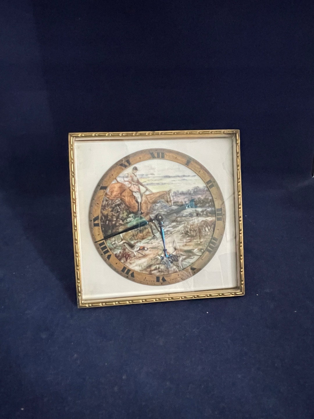 Art Deco Swiss Clock / Timepiece / Bedroom / Dressing Table / Hunting ...