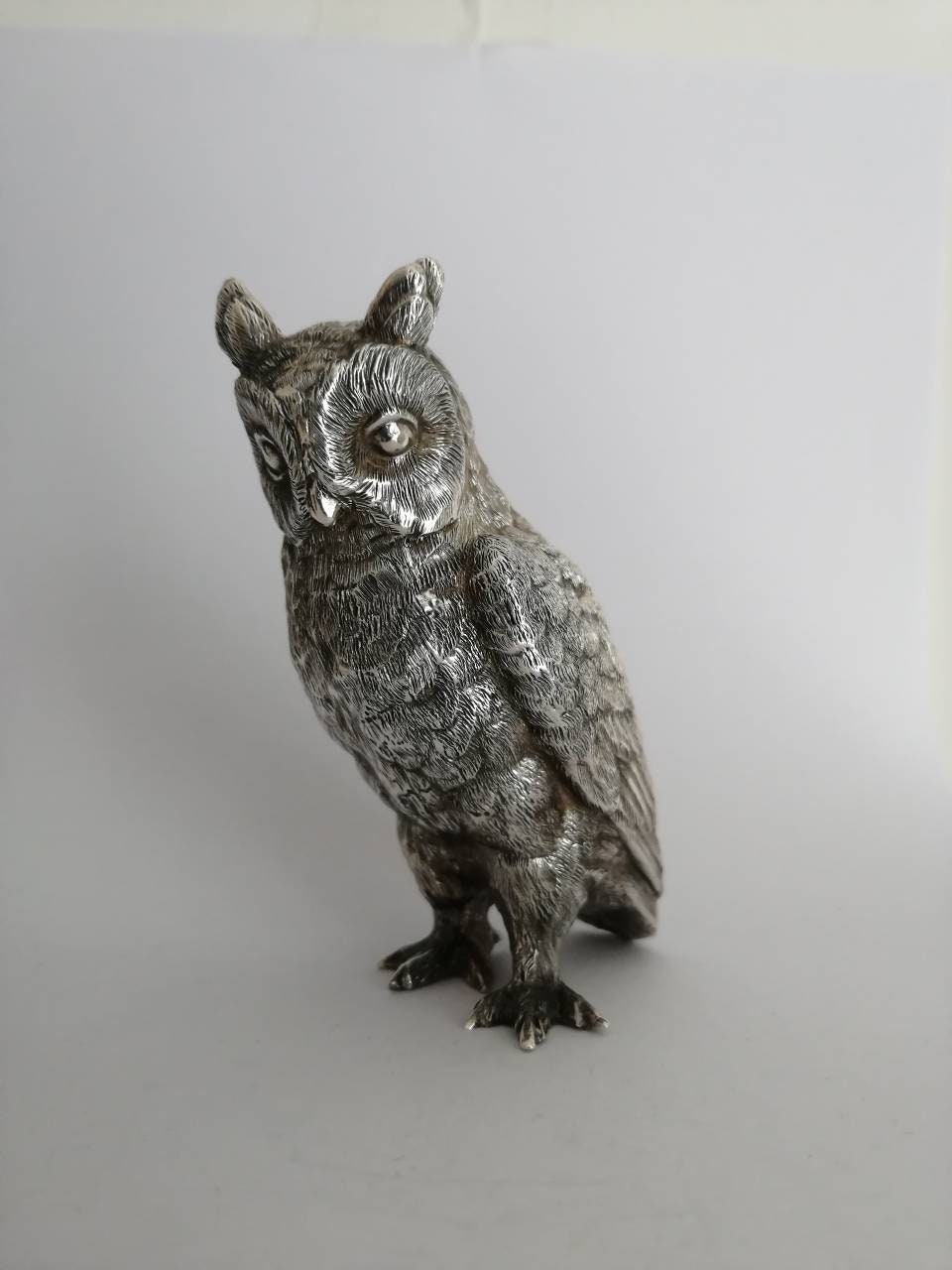 STERLING SILVER OWL | Etsy