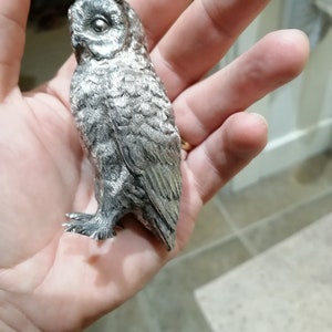STERLING SILVER OWL | Etsy
