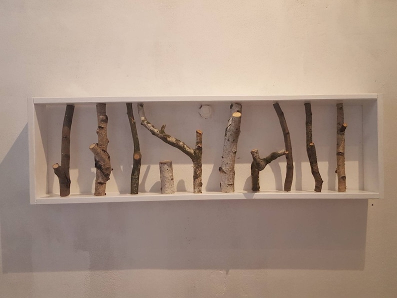 Garderobe, Ast, Holz, Kleiderhaken, Deko, Astgarderobe, Jackenständer ...