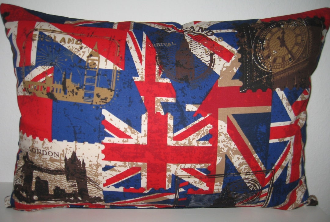 Union Jack Decorative Pillow Sleeve England Pillow UJ - Etsy UK