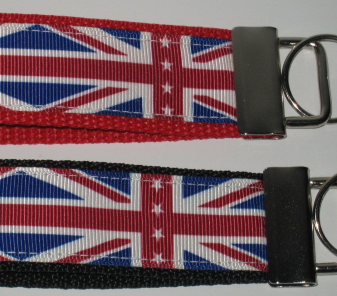 Union Jack Lanyard England London Queen Great Britain Bobbi Flag King ...
