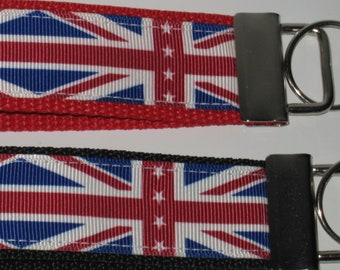 Personalised Great Britain Flag Key Chain Keyring Luggage Tag - Etsy UK