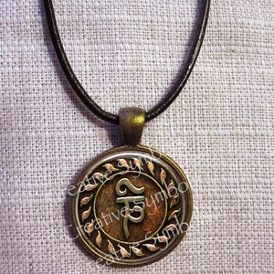 Supernatural Tibetan Tulpa or Mark of Cain Pendant With Cord - Etsy