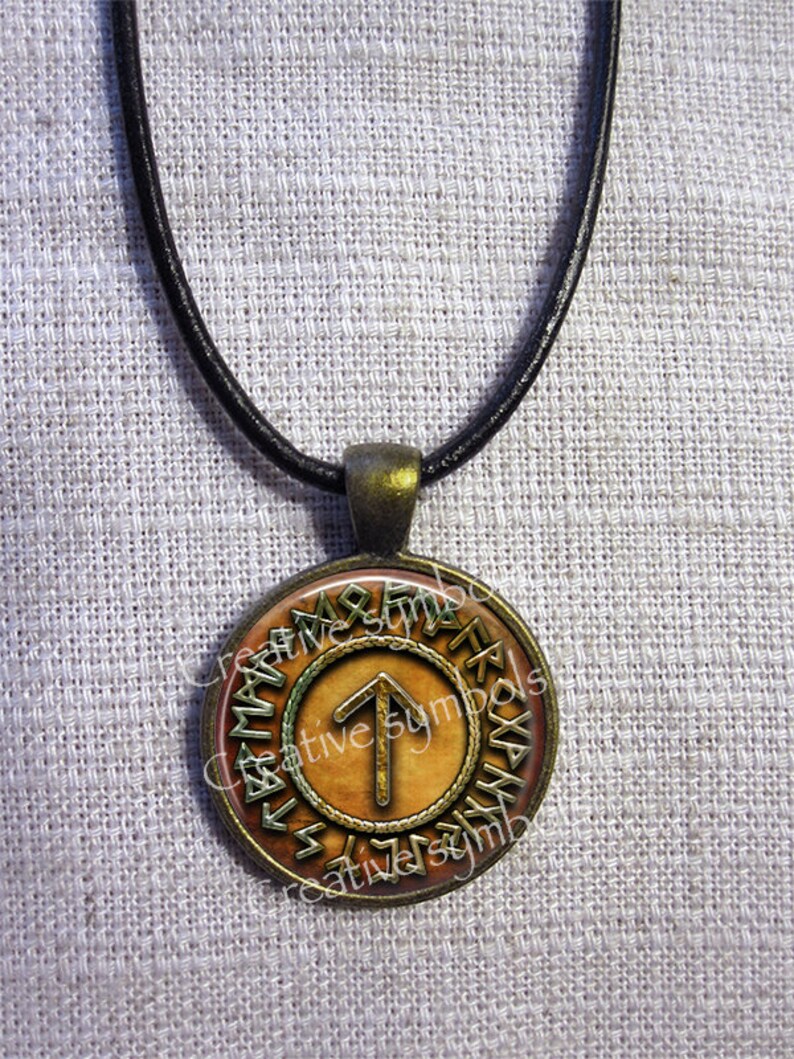 Tiwaz Tyr Rune Viking Pendant - Etsy