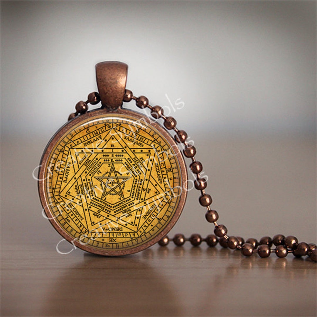 Sigil of Ameth Pendant in Copper With Cord - Etsy