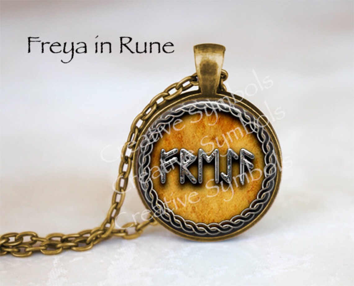 Freya Norse Goddess of Love Pendant Necklace in Four Choices | Etsy