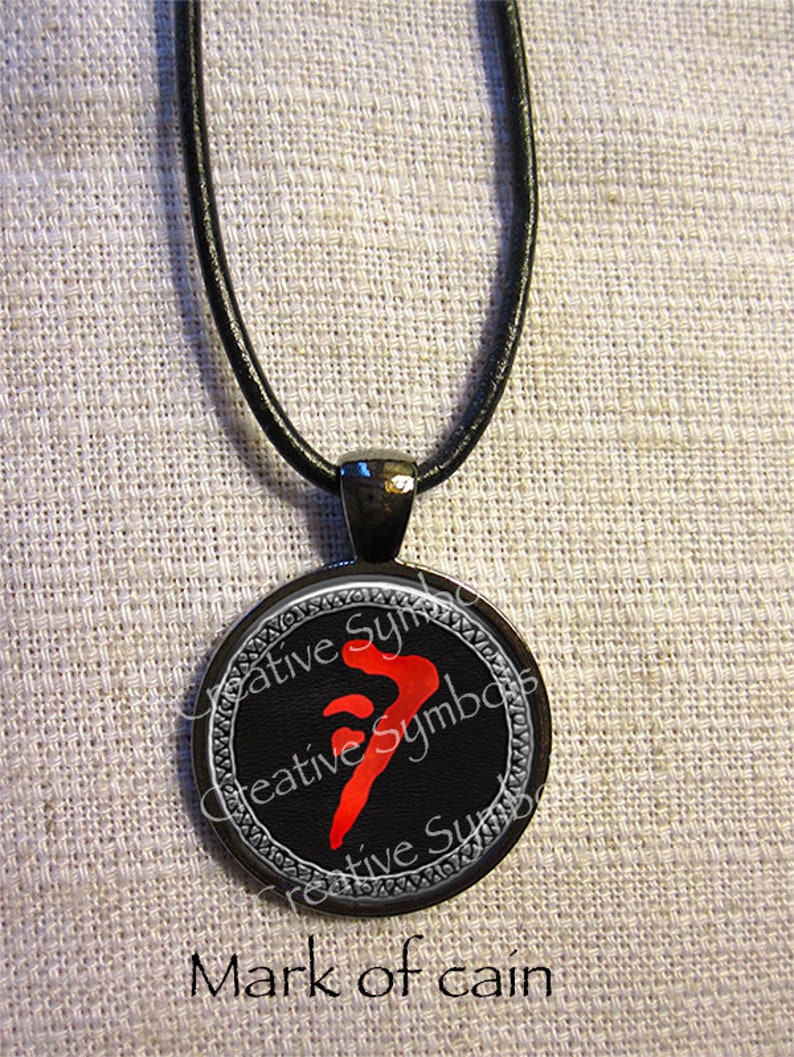 Supernatural Tibetan Tulpa or Mark of Cain Pendant With Cord | Etsy