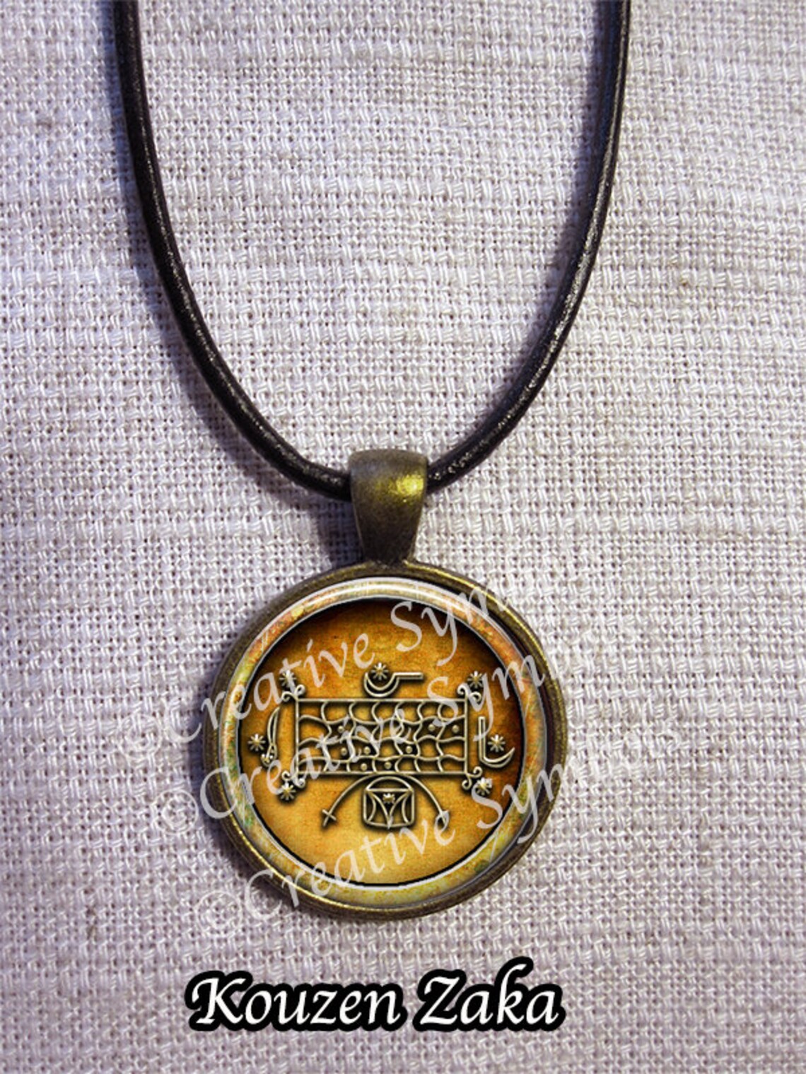 Voodoo Veve Pendant With Choice of Agwe Baron Samedi Kouzen - Etsy