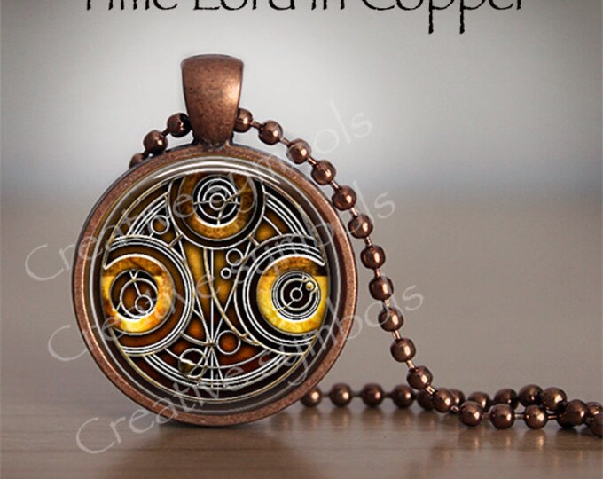 Dr Who Time Lord Art Pendant With Chain or Leather Three Choices - Etsy