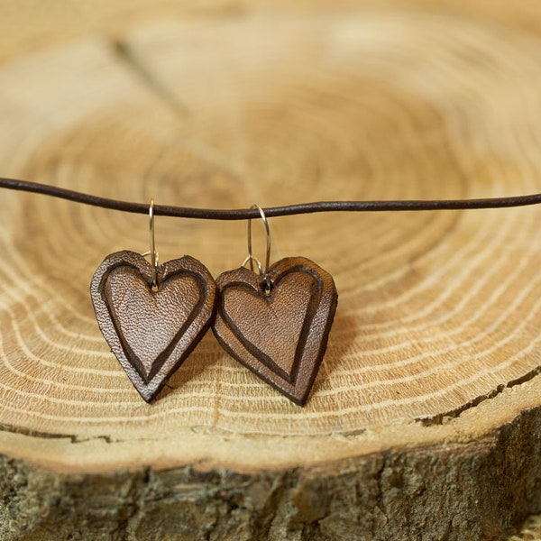 Leather Heart Shape - Etsy