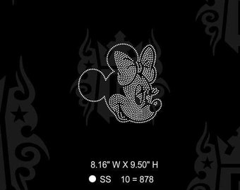 Minnie Mouse Cut Template - Etsy