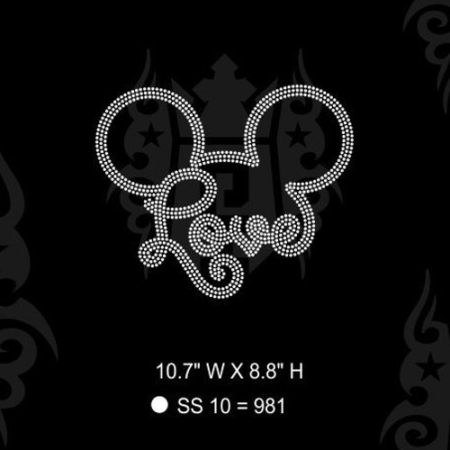 Mermaid Rhinestone Template Digital Download Svg Eps Png | Etsy