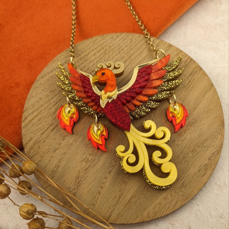 Acrylic Window Necklace - Etsy UK