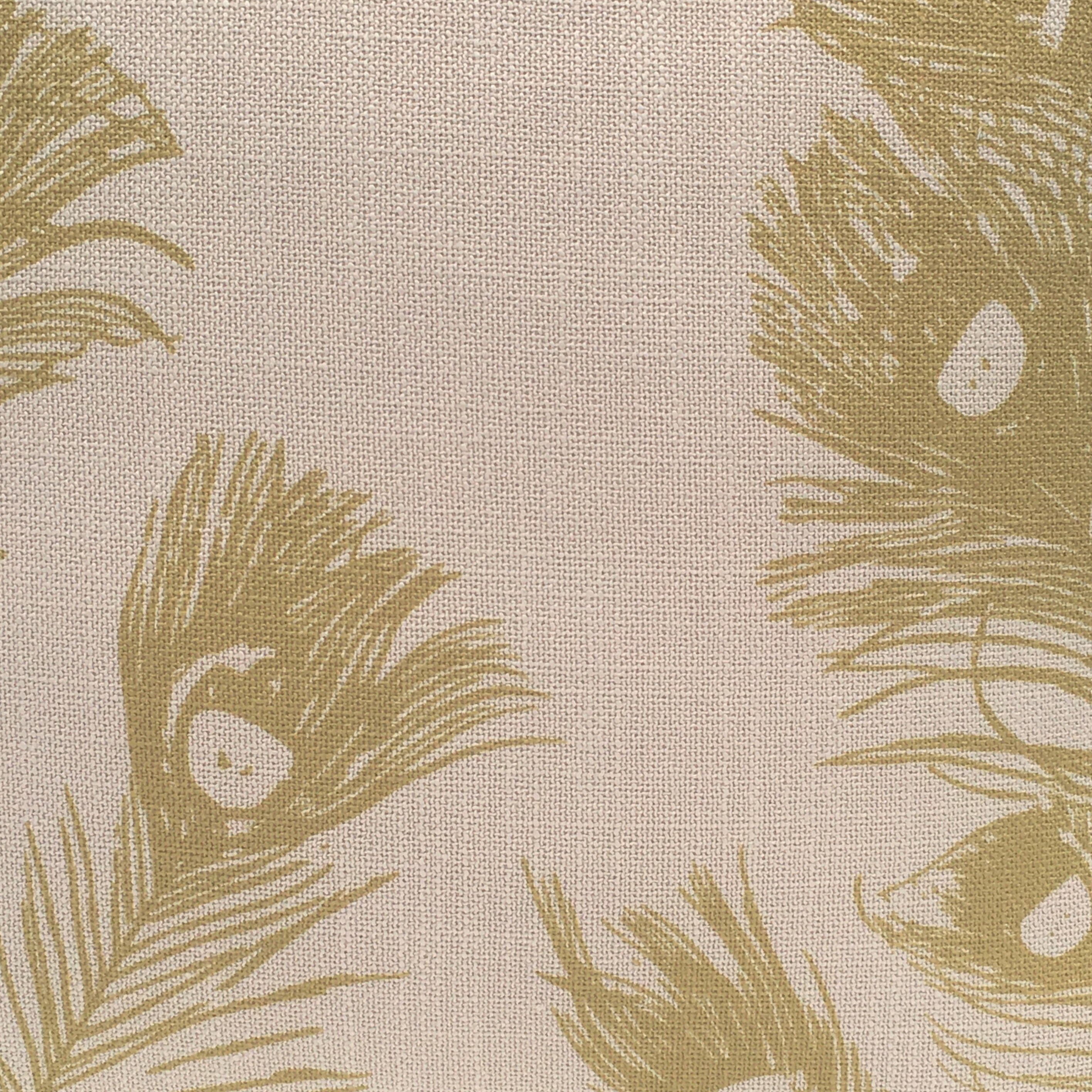 Florence Broadhurst's Peacock Feathers Print Fabric Col Citron ...
