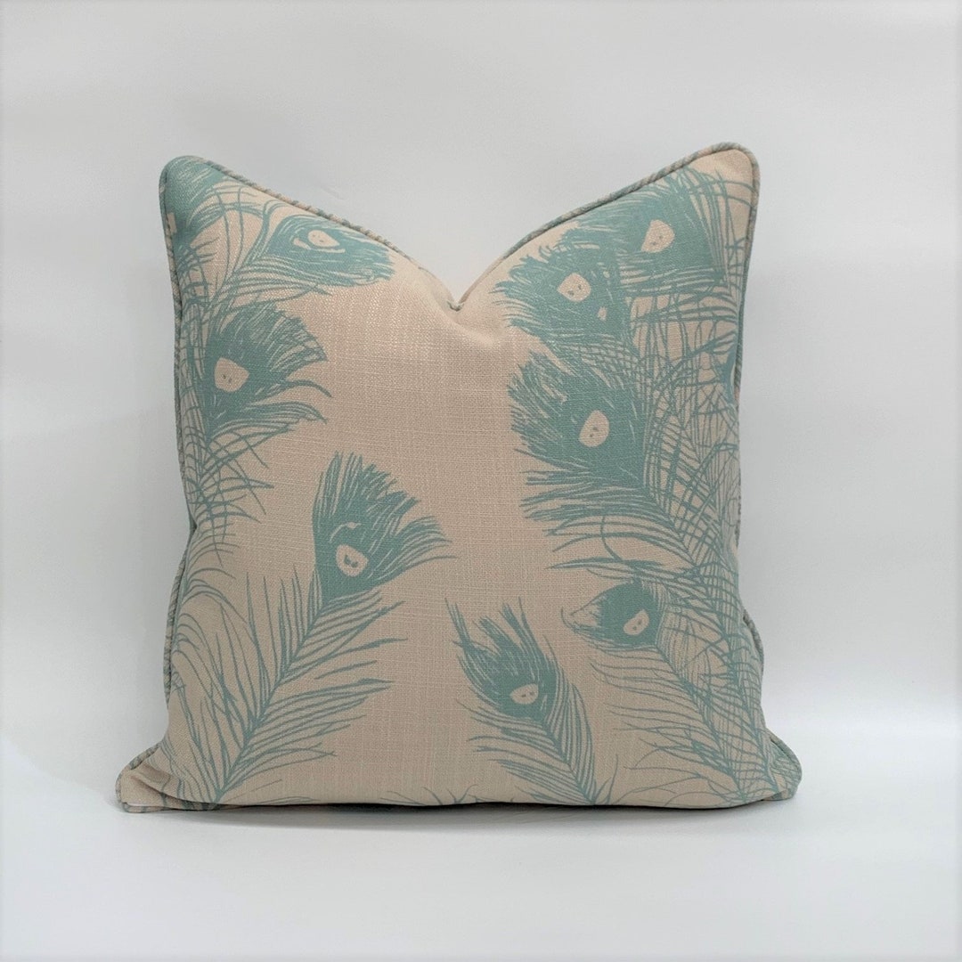 Florence Broadhurst's Peacock Feathers Print Fabric | Decorative ...