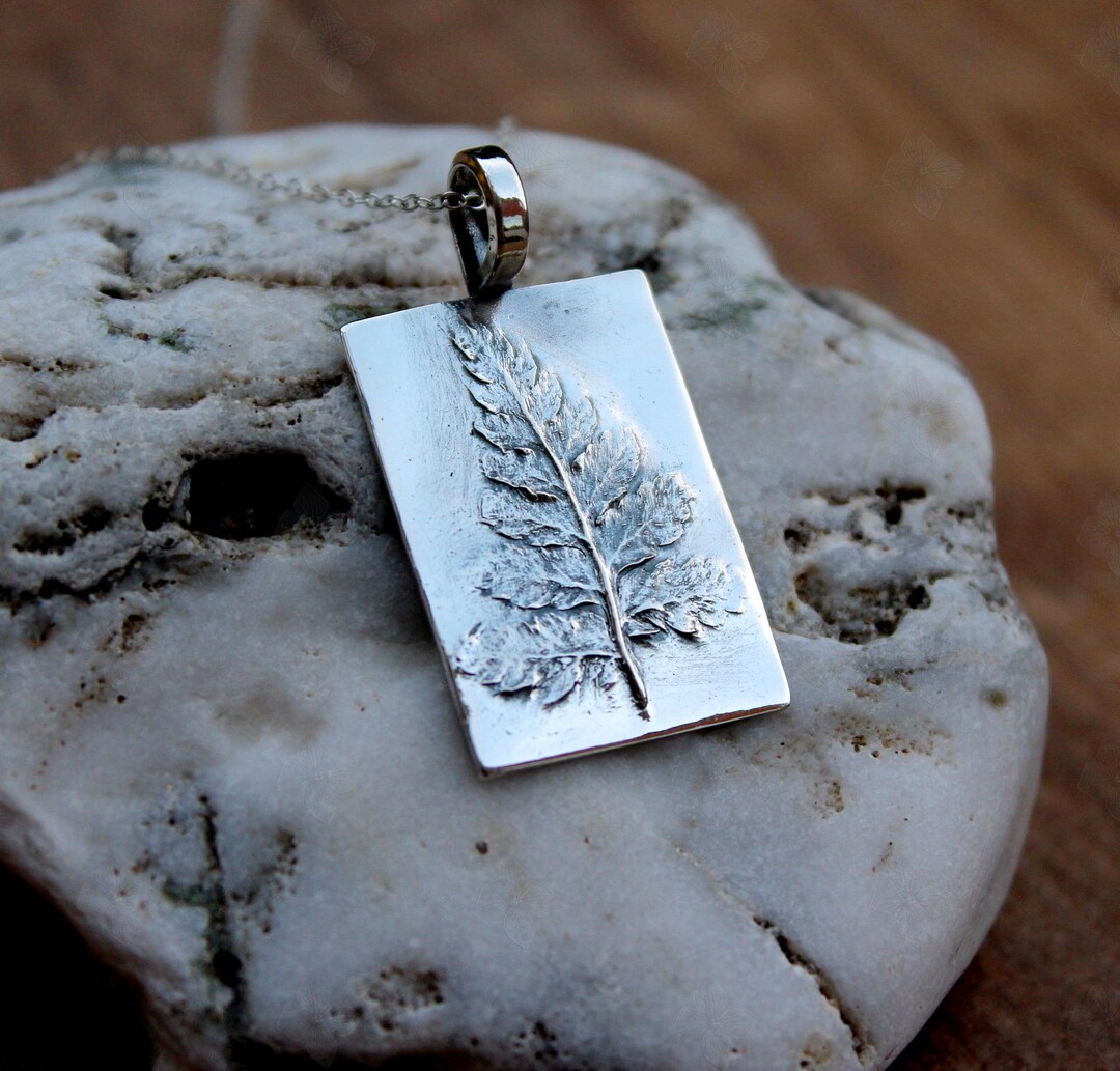 Fern Leaf Pendant in Silver-sterling Silver Fern Pendant-gift for ...