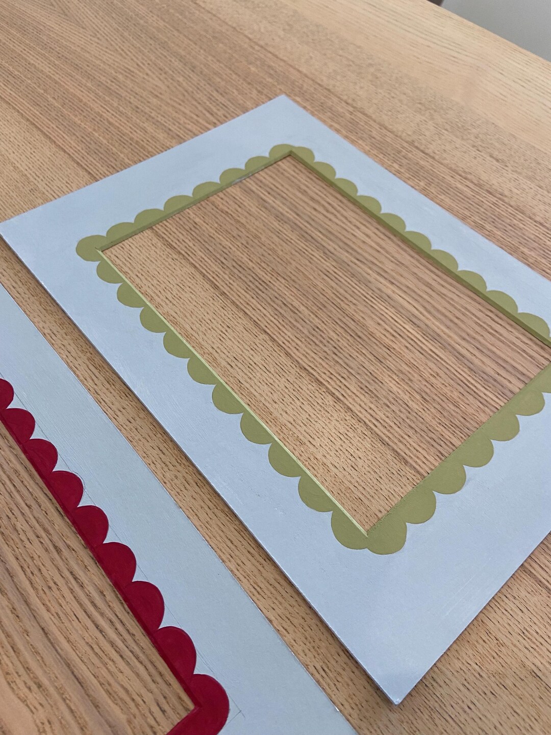 Colourful Scalloped Picture Mount: A4 for A5 Print - Etsy