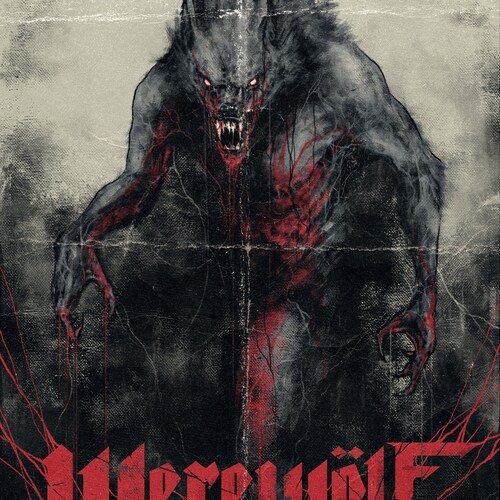 Hellhound Werewolf Original Art PRINT Watercolor - Etsy