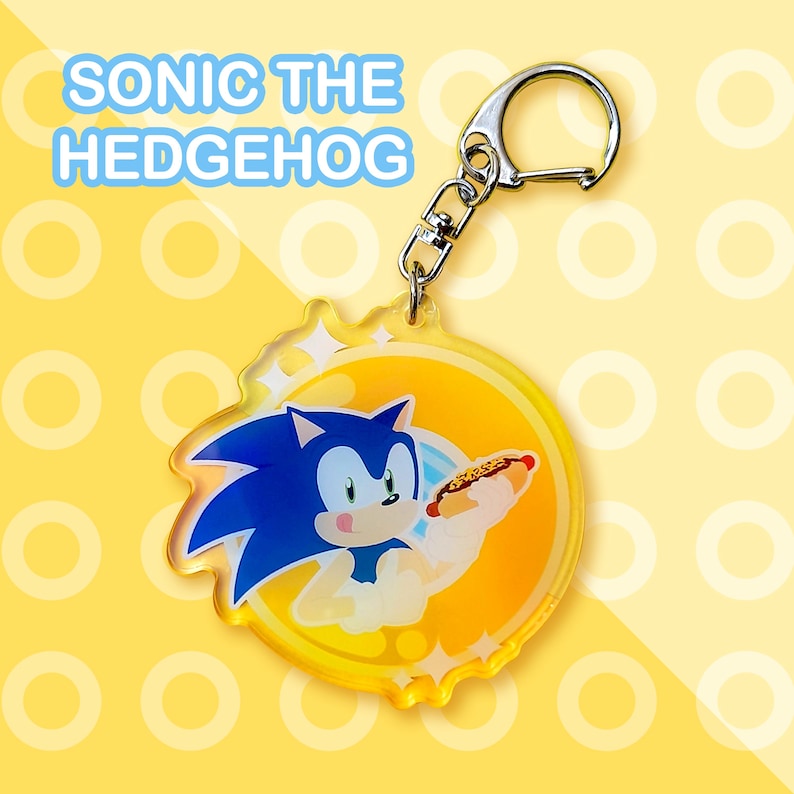 Sonic Portrait Character Keyrings (vol 1) • 8 Characters - Etsy