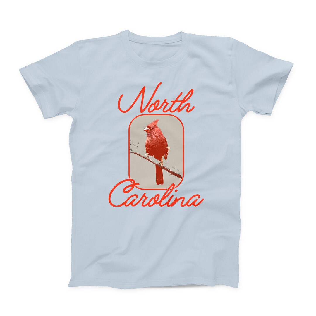 North Carolina Cardinal State Bird Shirt : Adult - Youth - Toddler ...