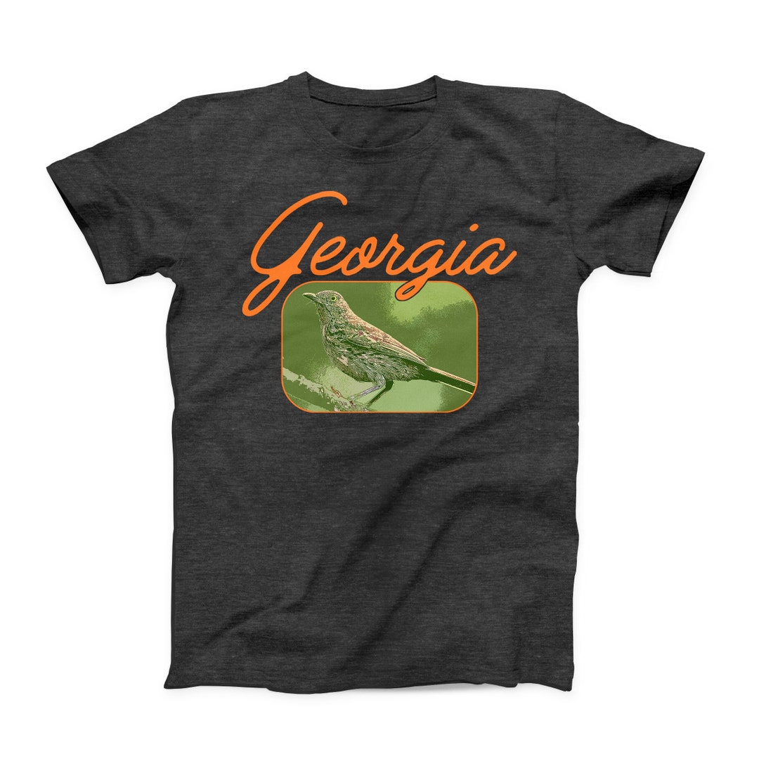 GEORGIA Brown Thrasher State Bird Shirt : Adult - Youth - Toddler ...