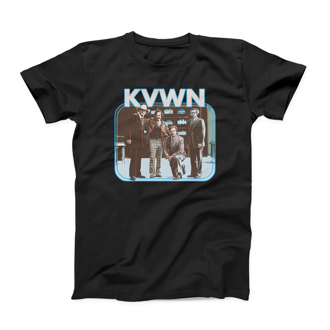 2000s KVWN Channel 4 News Team Anchorman Fan Art Shirt : Adult, Youth ...