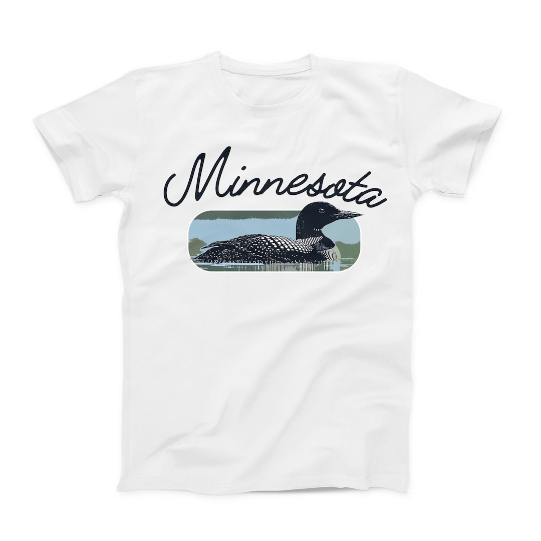 MINNESOTA State Bird Common Loon Shirt : Adult - Youth - Toddler ...