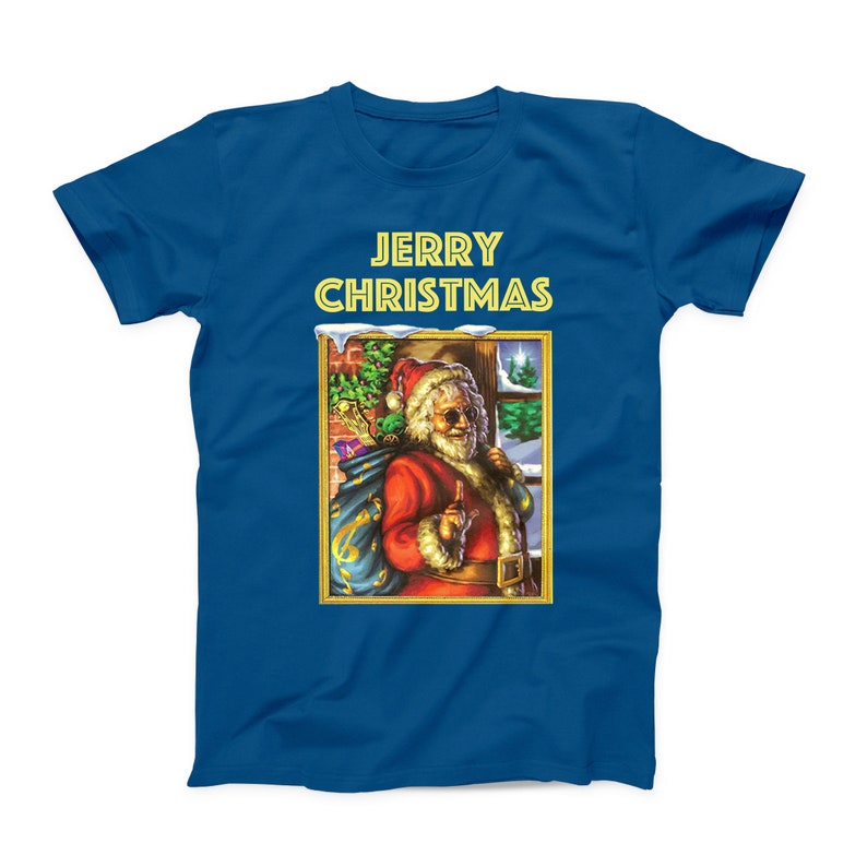 Vintage Jerry Christmas Art Jerry Garcia Shirt : Adult | Youth ...