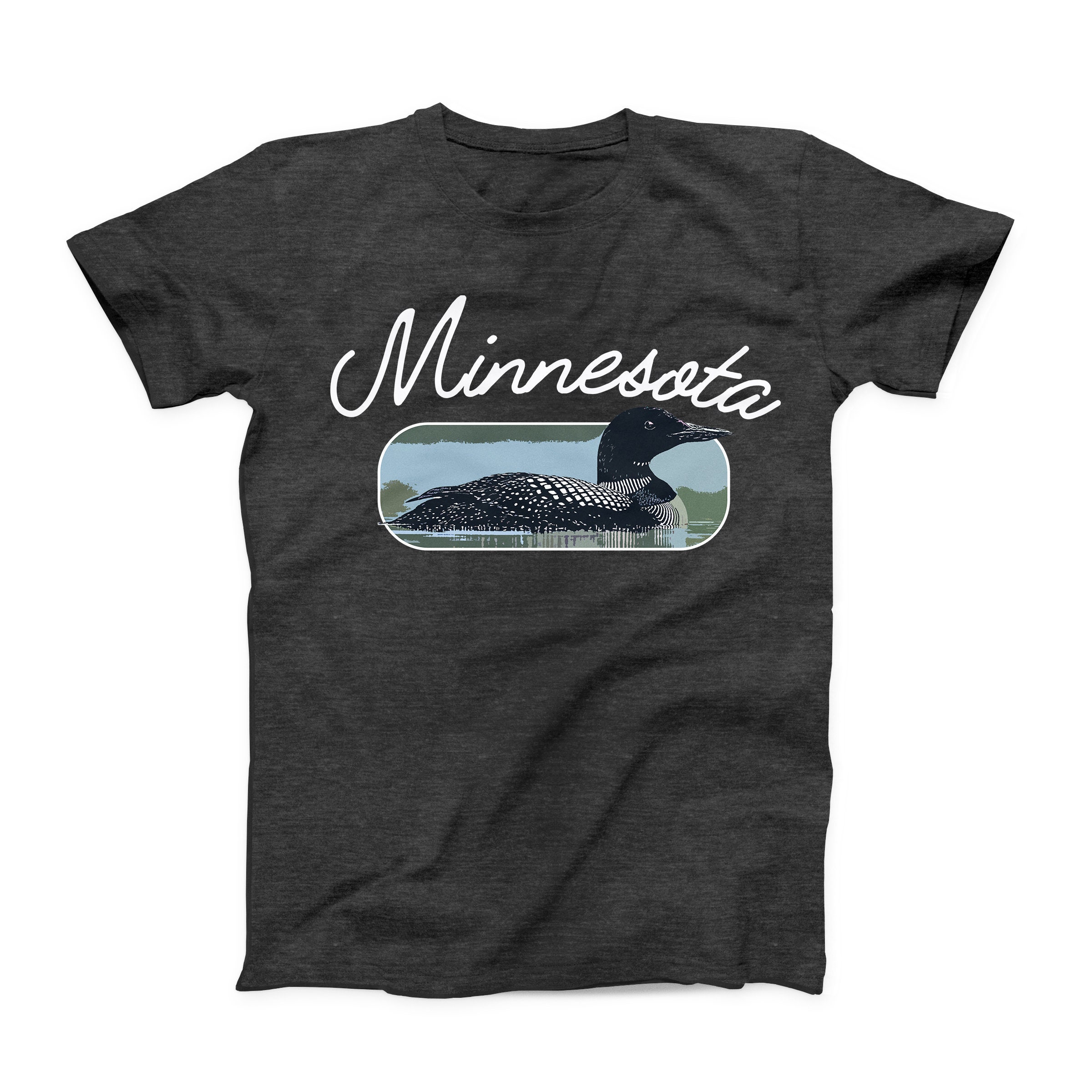 MINNESOTA State Bird Common Loon Shirt : Adult - Youth - Toddler ...