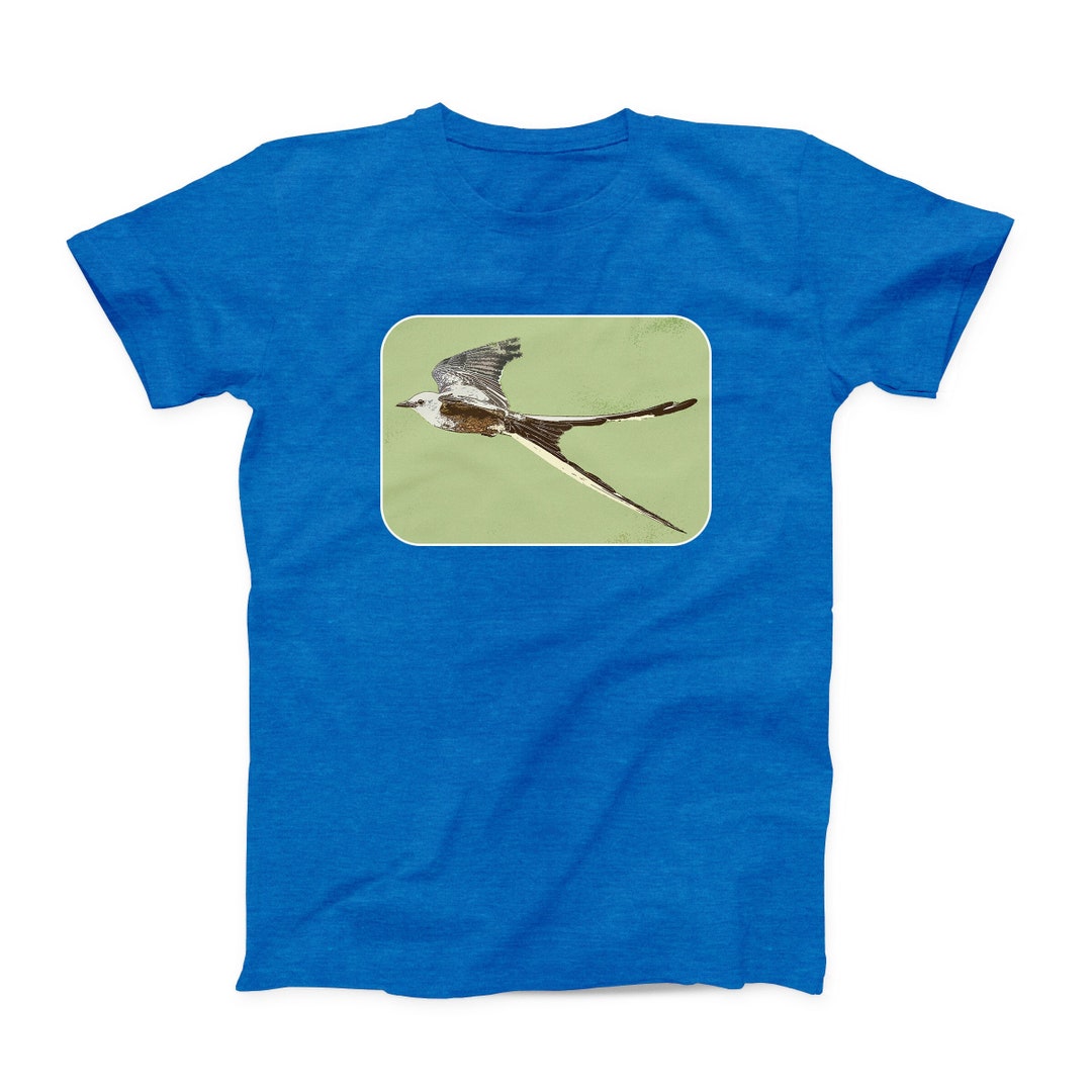 Scissor-tailed Flycatcher Bird Shirt : Adult - Youth - Toddler Printed ...