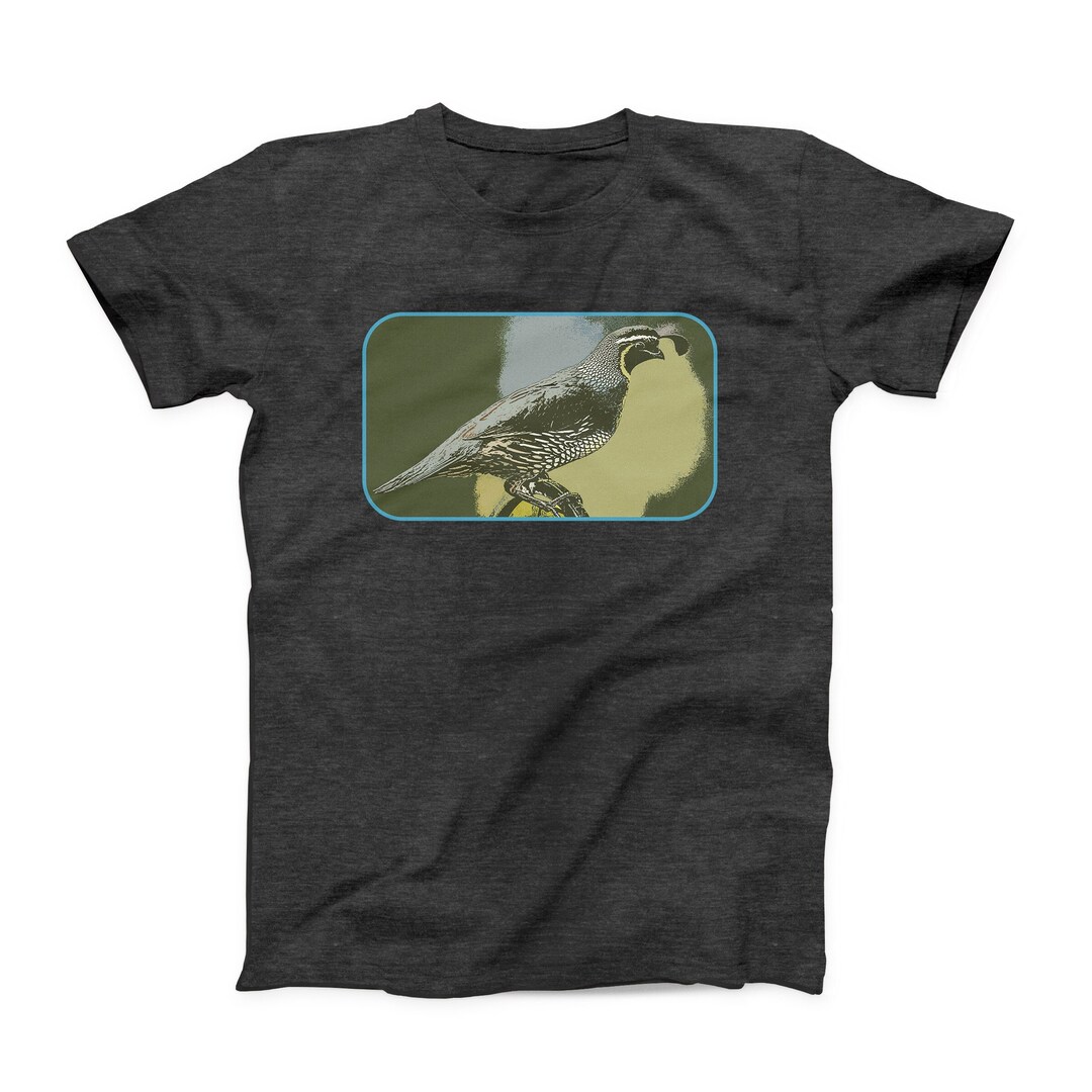 CALIFORNIA VALLEY QUAIL Shirt : Adult - Youth - Toddler Printed Shirt ...