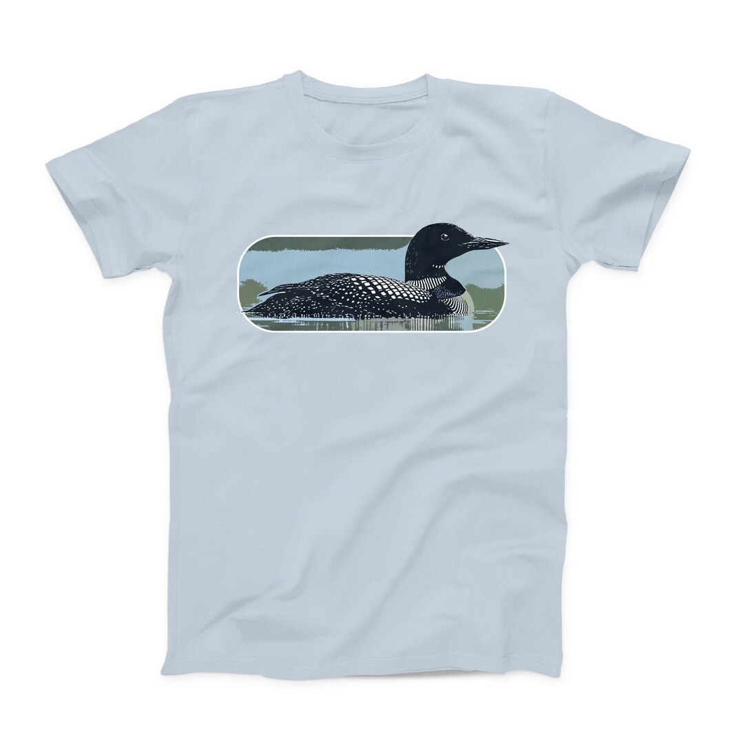 Common Loon Bird Shirt : Adult - Youth - Toddler Printed Shirt S071 - Etsy