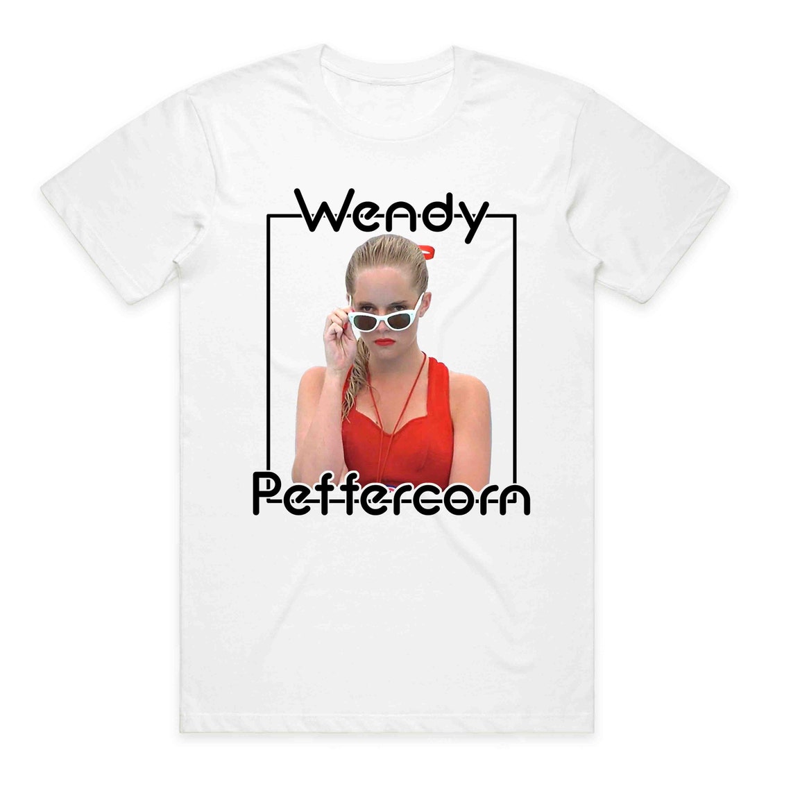 1990s Sandlot Wendy Peffercorn - Lifeguard Text Shirt : Adult - Youth ...