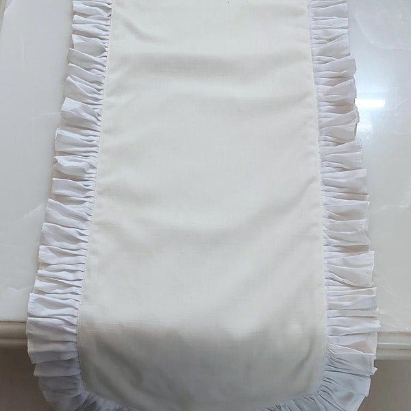 Ruffled Table Runner - Etsy