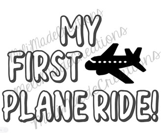 First Plane Ride Svg - Etsy
