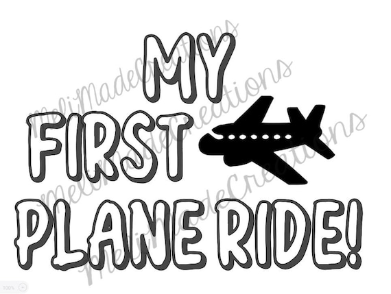 My First Plane Ride SVG File - Etsy