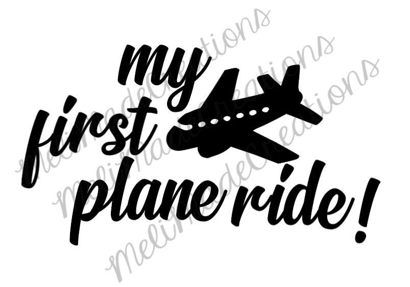 My First Plane Ride SVG File - Etsy
