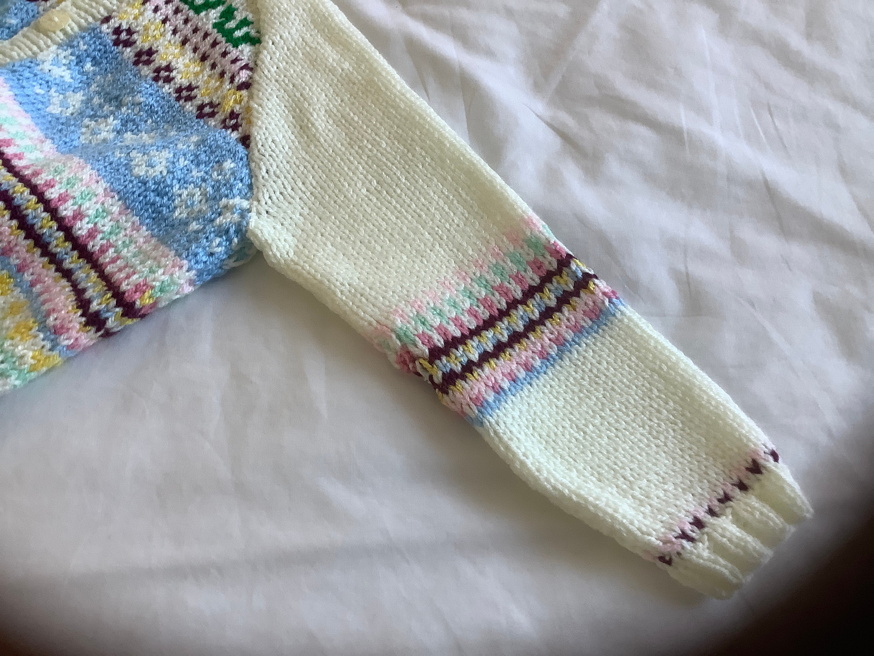 Floral Fair Isle Jacket - Etsy